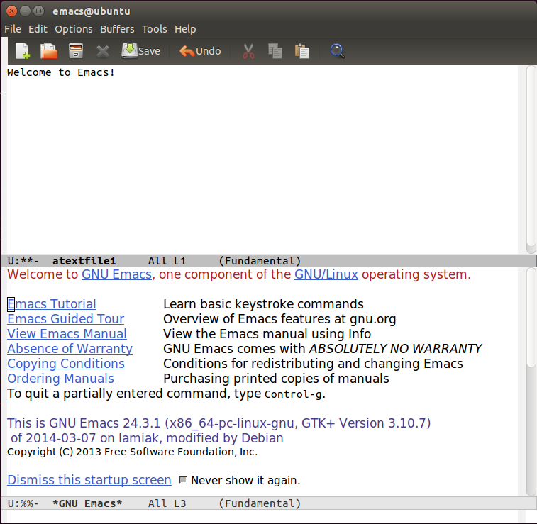 “I need to use Emacs and I’m in a hurry.” | Et Cetera